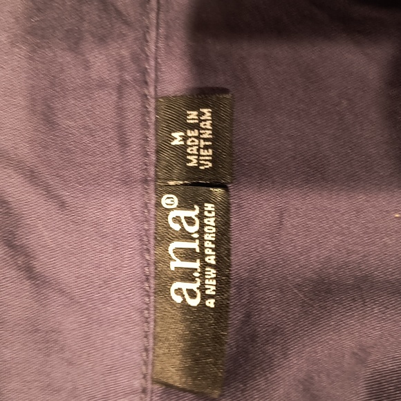 a.n.a | Jackets & Coats | Nwt Ana Cropped Jacket Navy Blue M | Poshmark